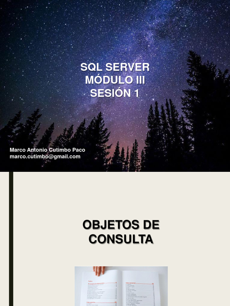 SQL Modulo III Sesion 1 | PDF