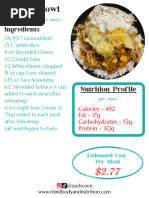 Kota Joe Menu 2025 | PDF | Hamburgers | French Fries