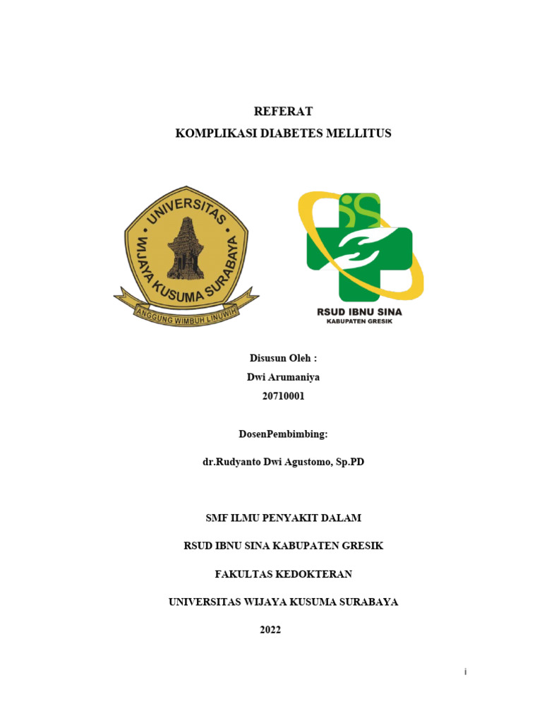 Komplikasi Diabetes Mellitus Terperinci | PDF | Pengembangan Diri ...