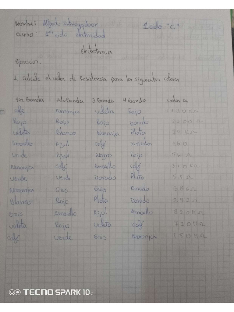 tarea ejercicios | PDF