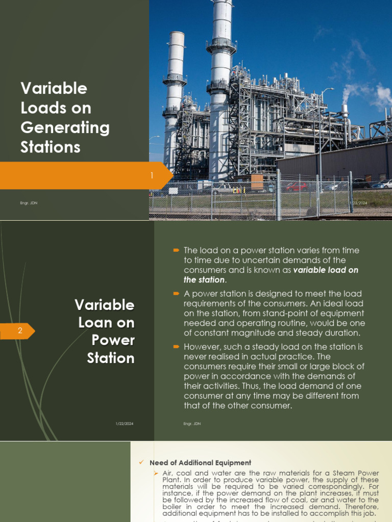 Variable Loads On Power Plants | Download Free PDF | Power Station ...