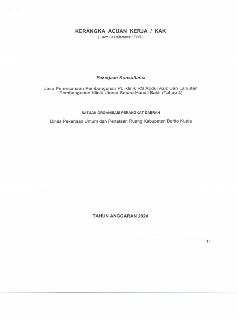 Kak Rsud Batola Barito Kuala | PDF
