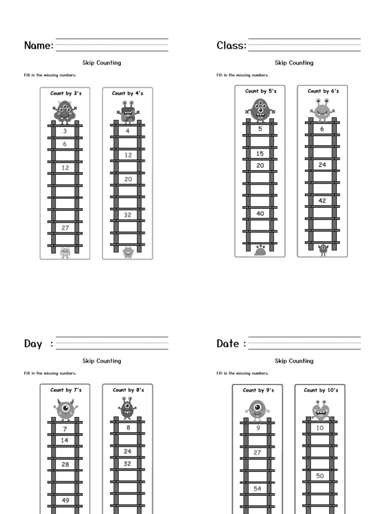 SKIP COUNTING TO MULTIPLICATION BEGINNER_STANDARD 2_KSSR | PDF