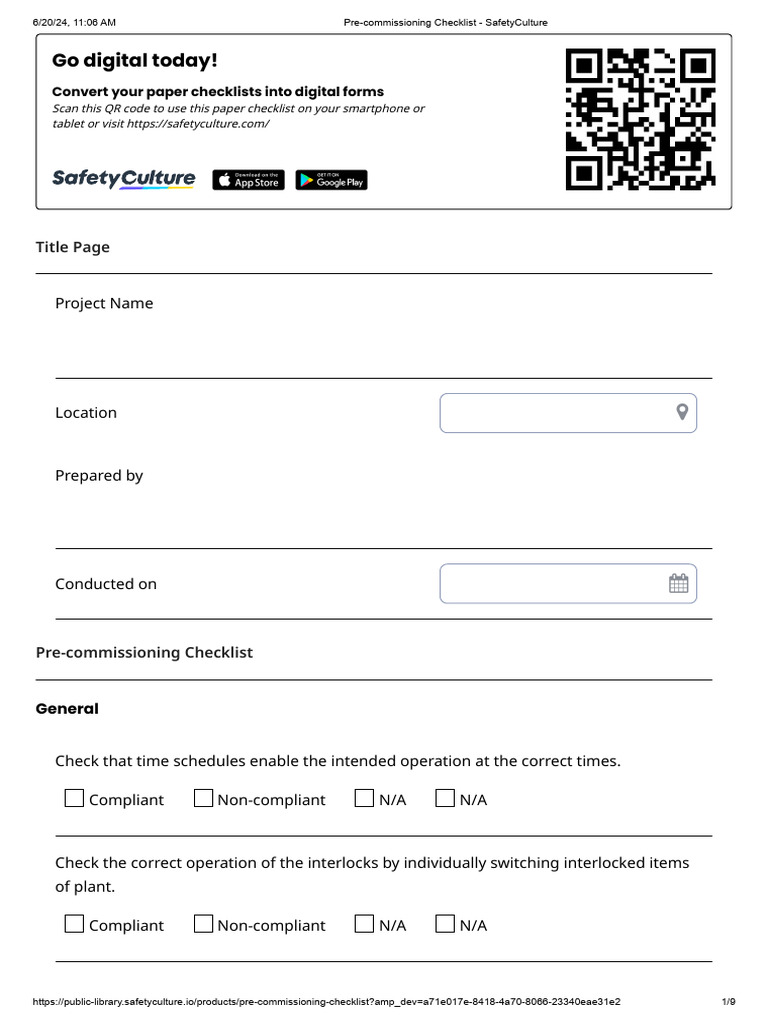 Pre-commissioning Checklist Guide | PDF | Computer Network | Router ...