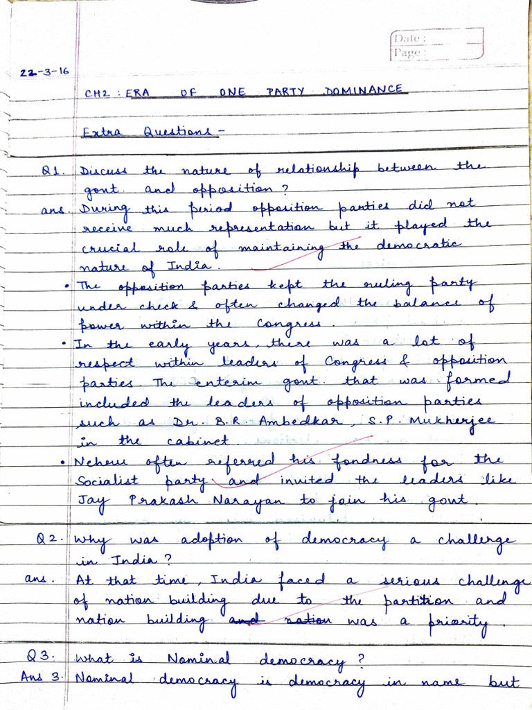 Class 12 Pol SC Indian CH-2 Ncert | PDF