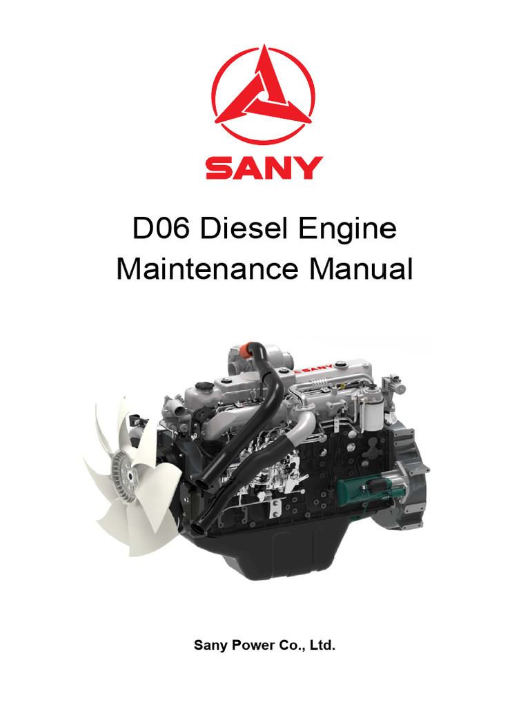 English-D06 Engine Maintenance Manual-1 | PDF | Internal Combustion Engine | Engine Technology