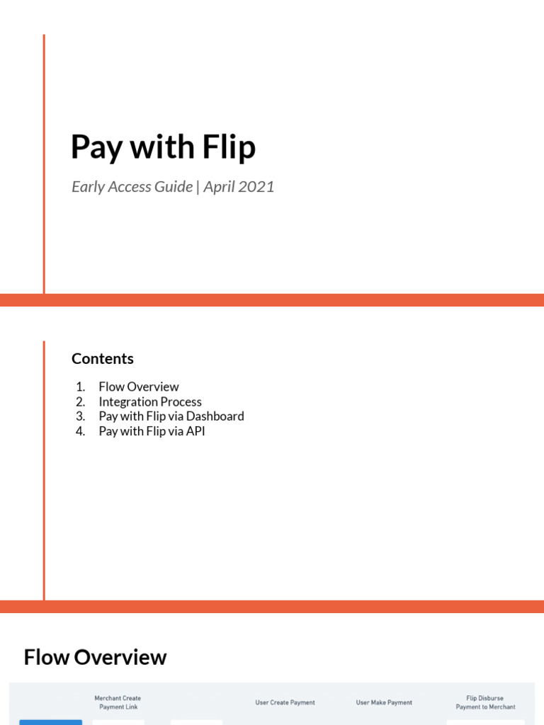 Pay With Flip - Early Access Guide | PDF | Information Technology | World Wide Web
