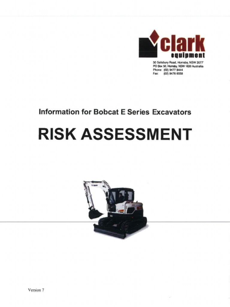Risk-Assessment-Excavators | PDF