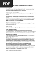 Glosario de seguros inglés-español | PDF | Reaseguro | Póliza de seguros