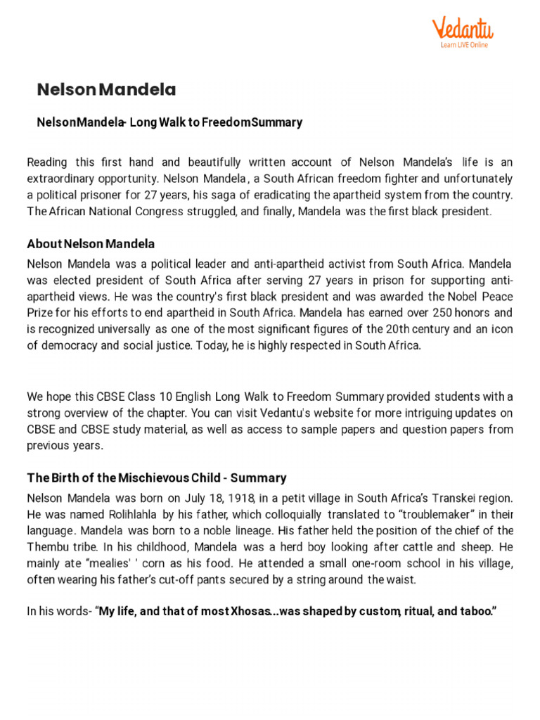 Nelson Mandela | PDF