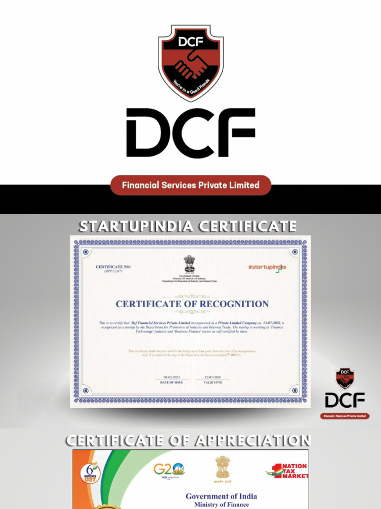 About DCF Financial Services - 25-01-2024 | PDF | Business