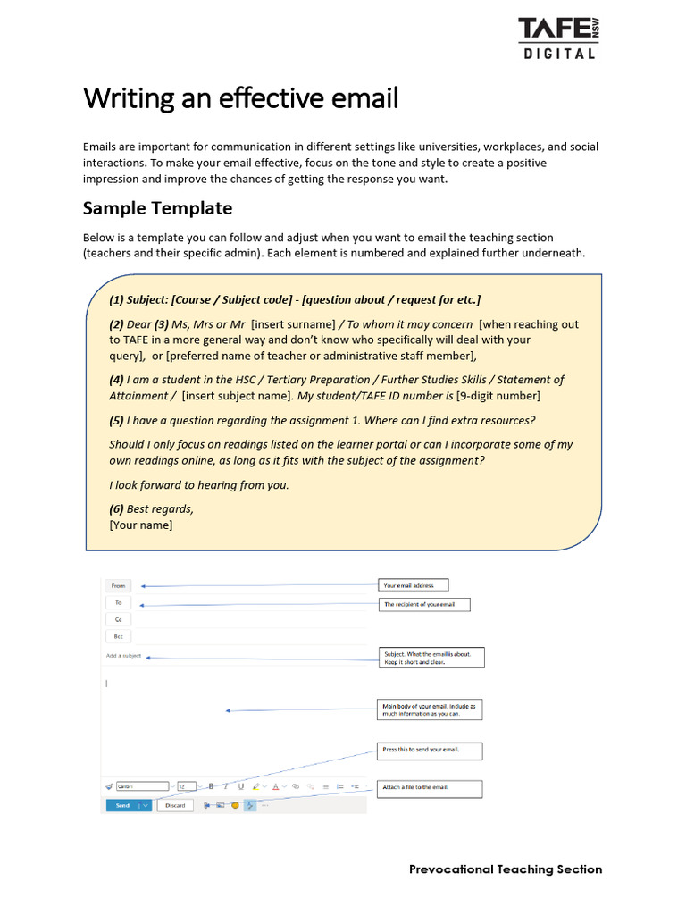 Writing Effective Emails - Student Guide | PDF | Communication | Learning