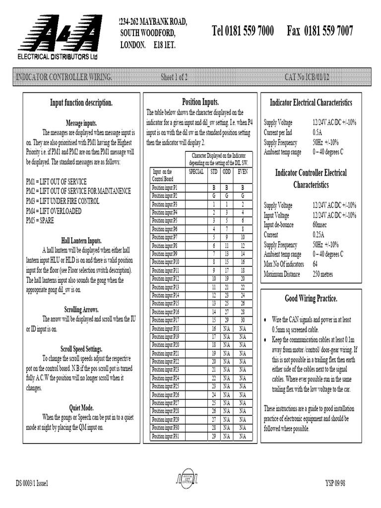 SERIAL DIGITAL INDICATOR DATA SHEET | PDF | Information And ...