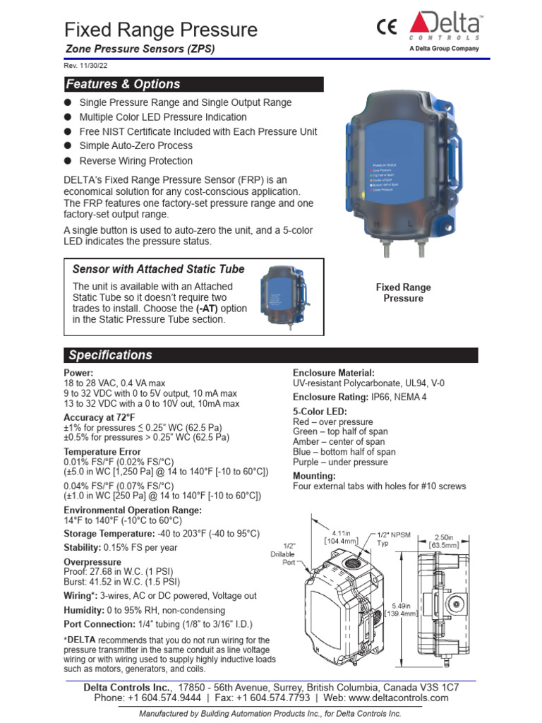 7.air Pressure Sensor ZPS Fix Range | PDF | Pressure Measurement ...