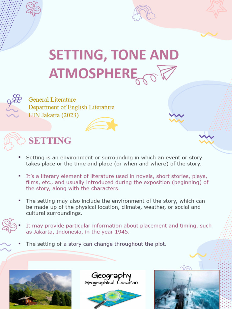 Setting, Tone and Atmosphere | PDF