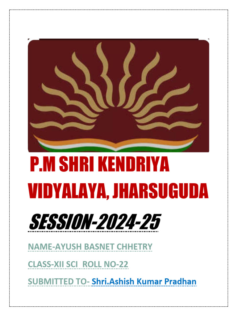 XII Physics Investigatory Project To-Estimate-The-Charge-Induced-On ...