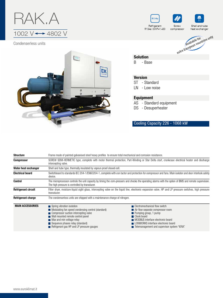RAK A - 1002V 4802V - en Screw | PDF | Manufactured Goods | Home Appliance