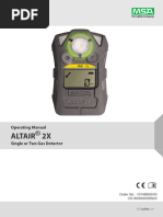 MX4 Gas Detector Operation Manual | PDF | Rechargeable Battery ...