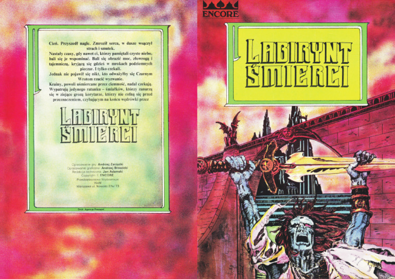 Labirynt Śmierci Okładka A3 | PDF