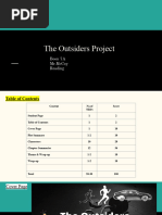 The Outsiders Annotations | PDF