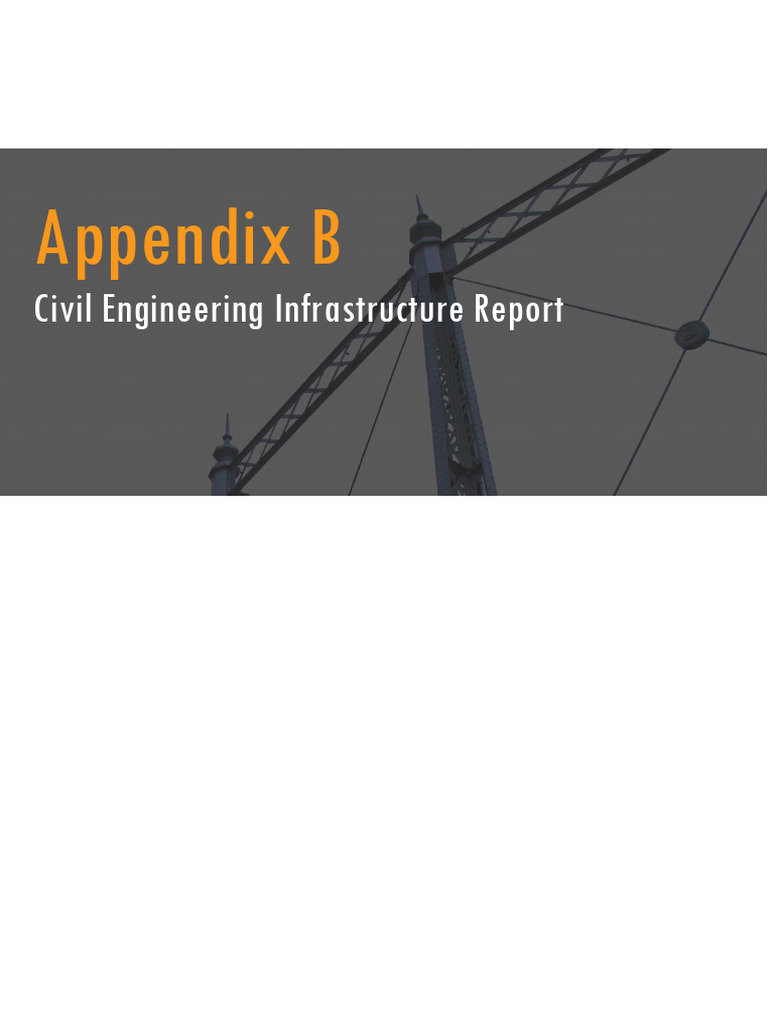 EAR - Appendix B - Civil Engineering Infrastructure Report | PDF ...