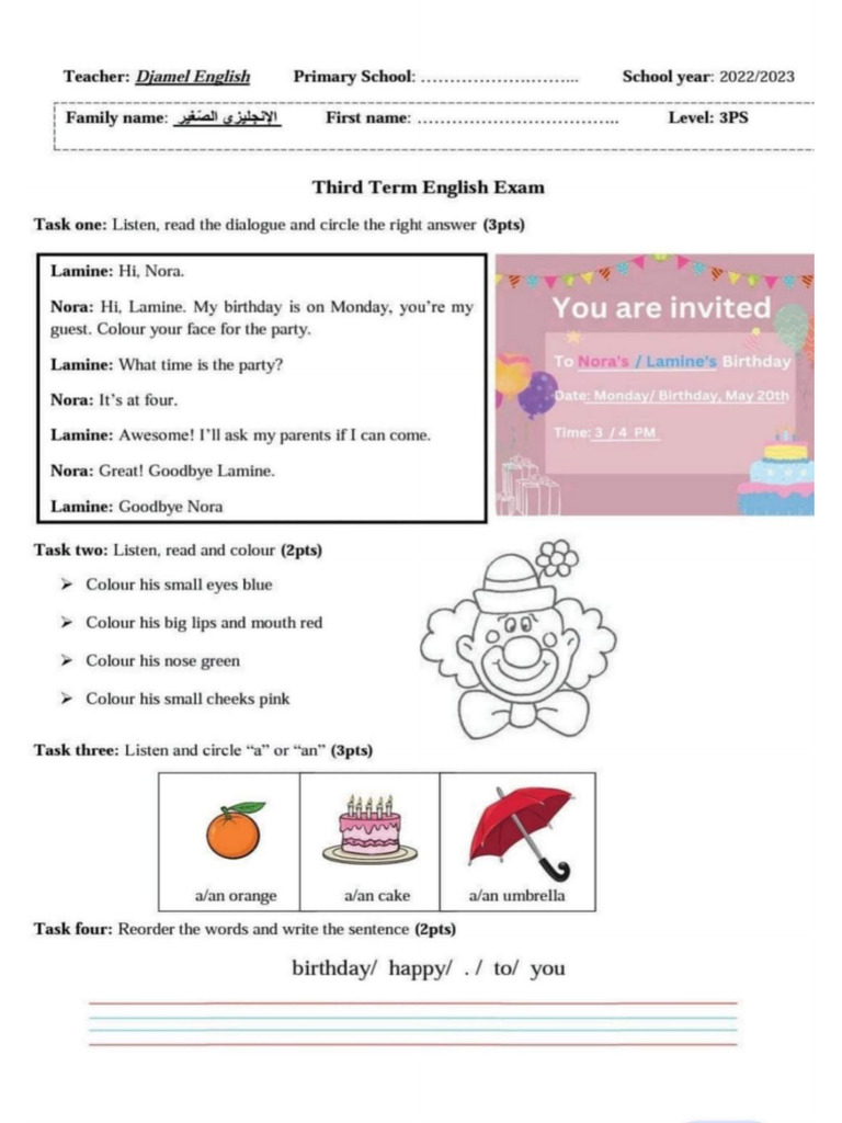 English s3 | PDF