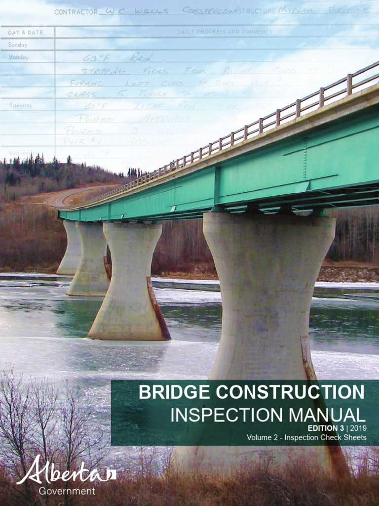 Bridge Construction - Inspection Manual - VOL2 Inspection Check Sheets | PDF | Deep Foundation ...