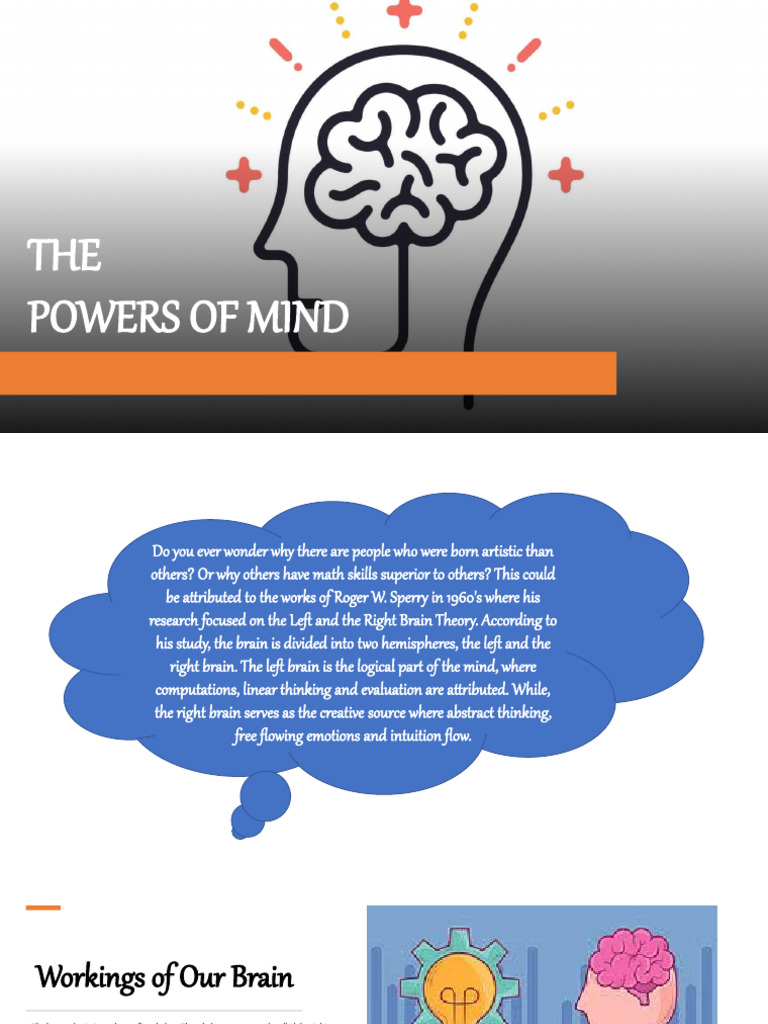 PPT7 The Powers of Mind | Download Free PDF | Lateralization Of Brain ...