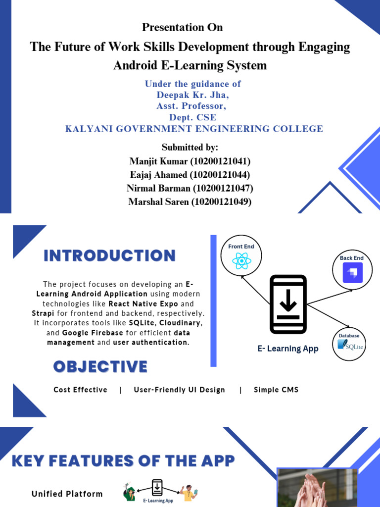 The Future of Work Skills Development Through Engaging Android E-Learning System | PDF ...