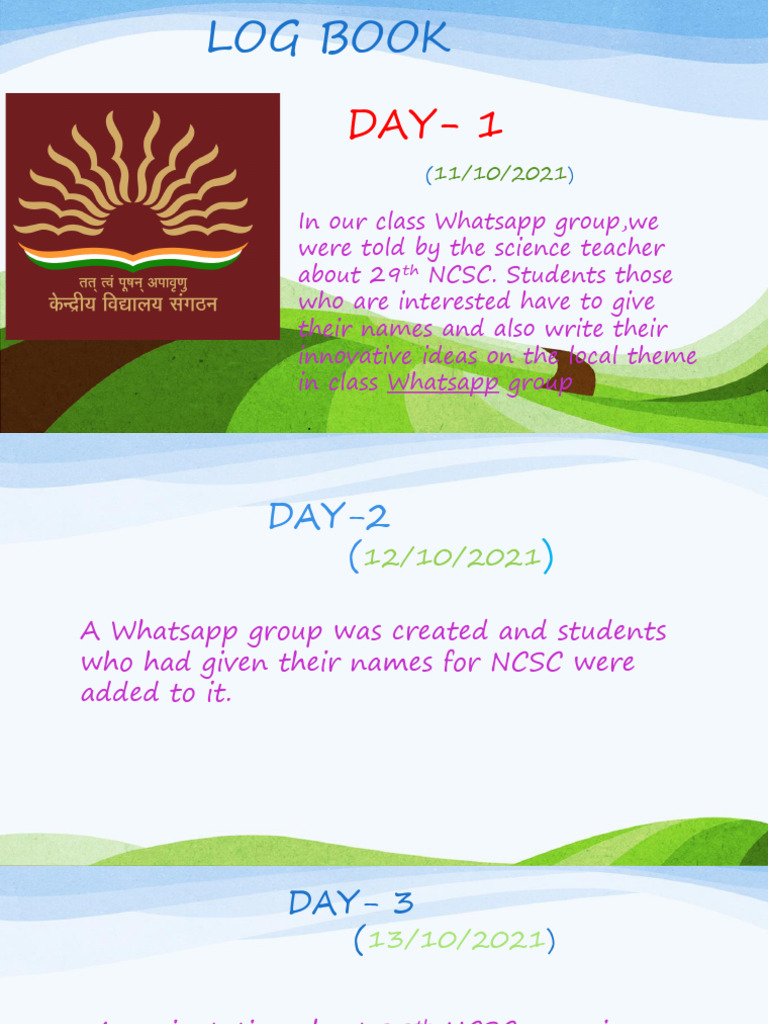 LOG BOOK Kendriya Vidyalaya No.1 Afs Hindan | PDF | Social Science ...