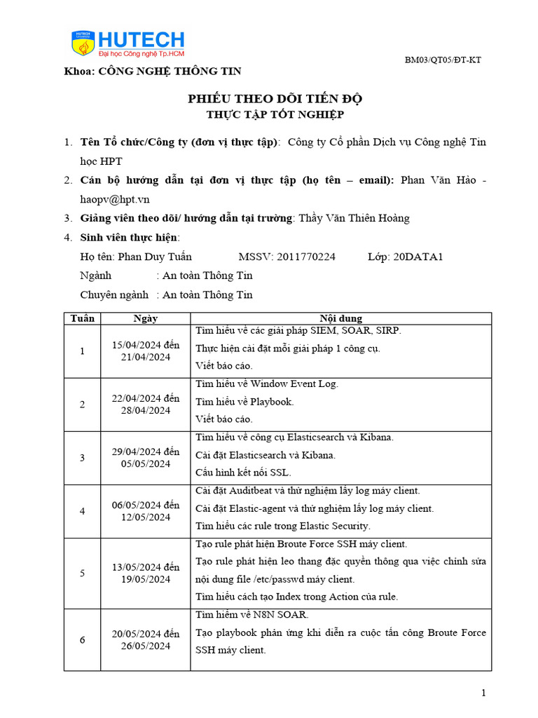 Theo Doi Tien Do - PhanDuyTuan | PDF