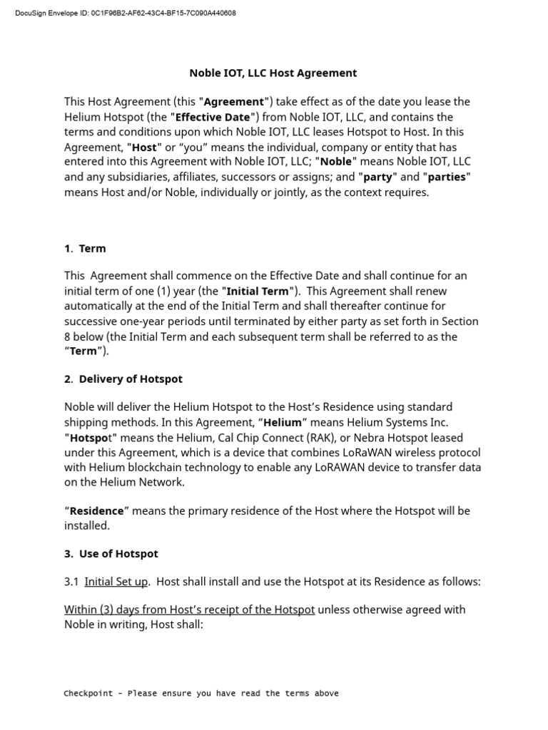 Noble Agmt | PDF | Indemnity | Legal Liability