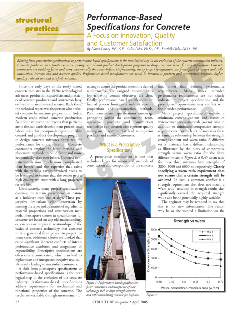 C Structural Practices April 051 | PDF | Concrete | Cement