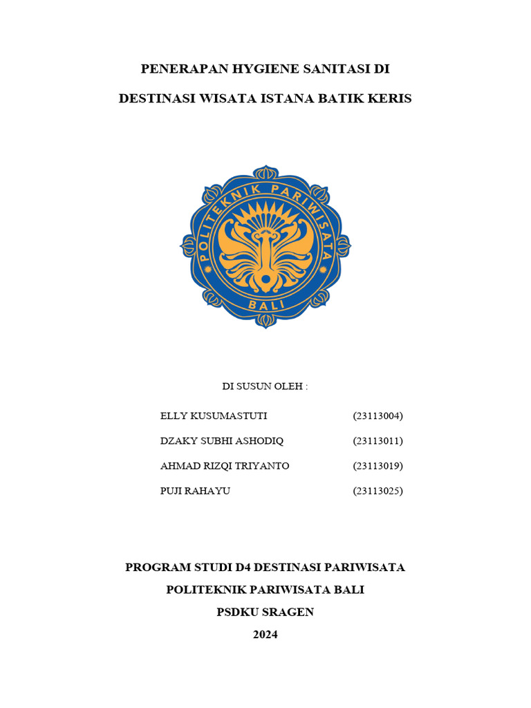 Laporan Observasi Batik Keris | PDF