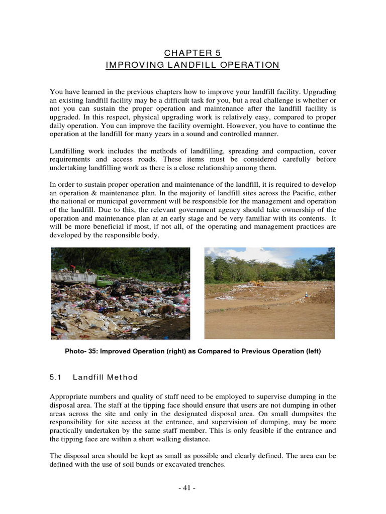 Chapter 5 | PDF | Landfill | Soil