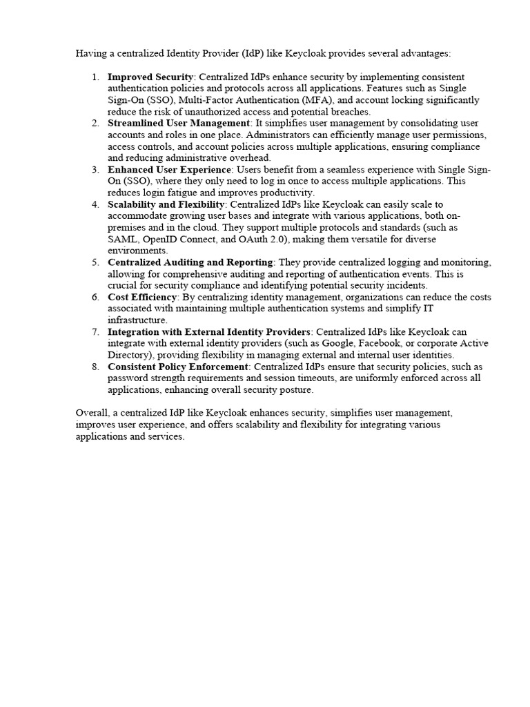 Idp | PDF | Authentication | Computer Access Control