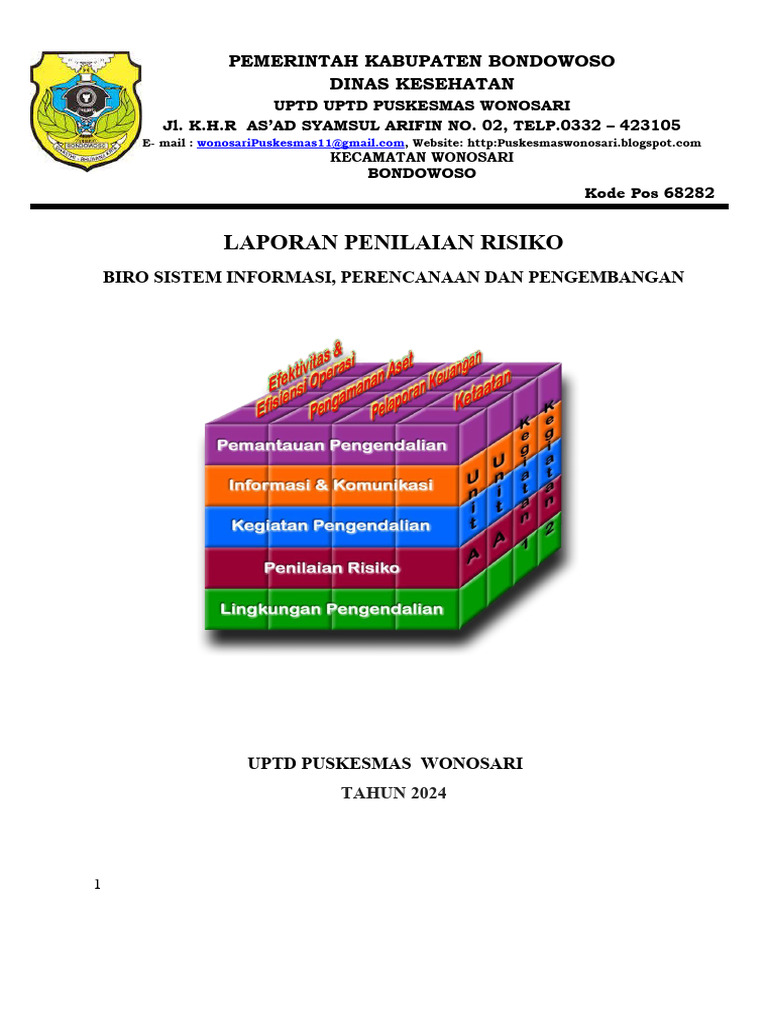 Laporan Penilaian Risiko Biro | PDF