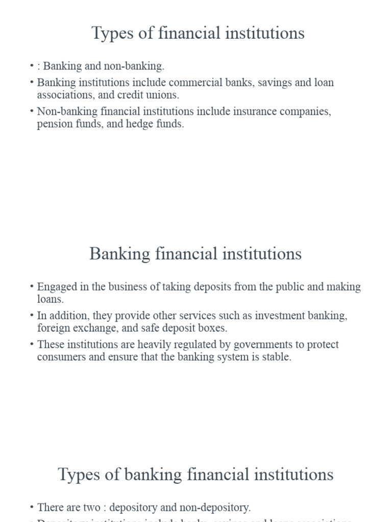 Non-Banking Financial Companies | PDF | Non Bank Financial Institution ...
