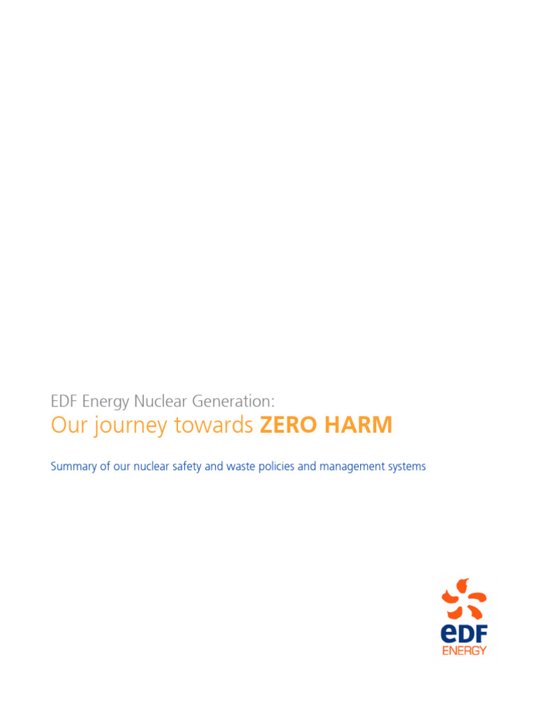 Our Journey Towards Zero Harm Dec 2016 | PDF | Nuclear Safety And ...