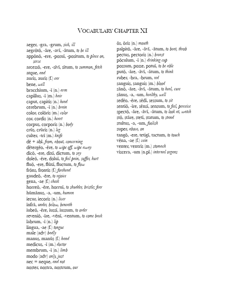 Vocab 11 | PDF | Language Arts & Discipline