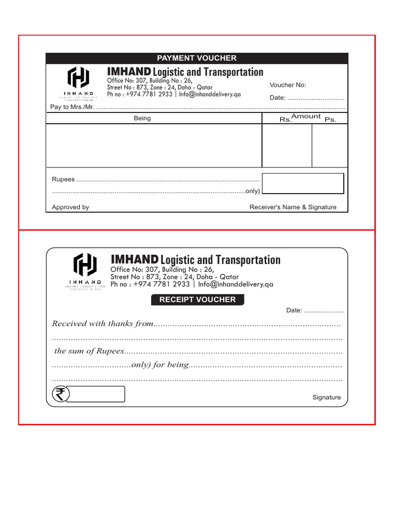Inhand Payment Voucher | PDF