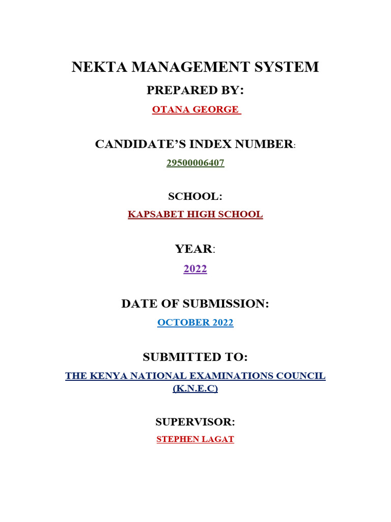 NEKTA MANAGEMENT SYSTEM | PDF | Beehive | Beekeeping
