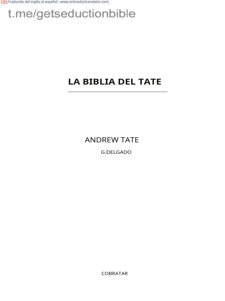 Toaz - Info The Tate Bible PR - (001 100) .En - Es | PDF | Belleza