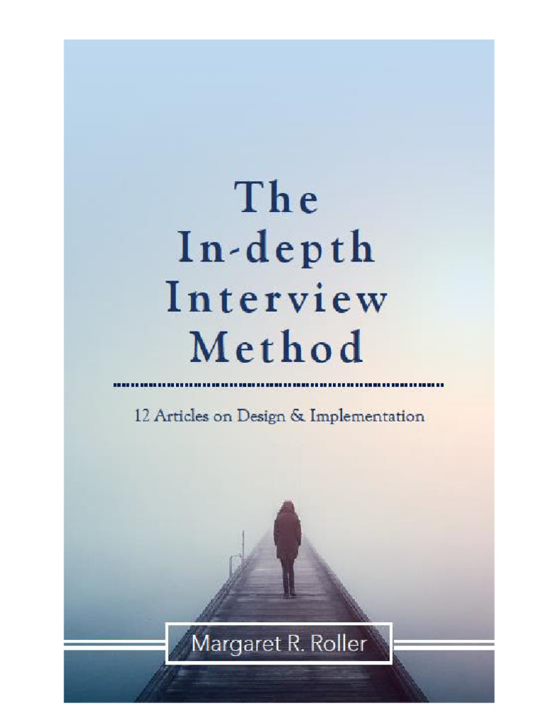 IDI Text April 2020 | PDF | Qualitative Research | Interview