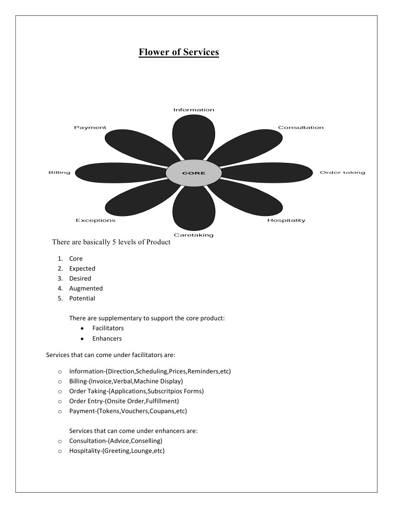 Flower of Services | PDF | Computers | Technology & Engineering