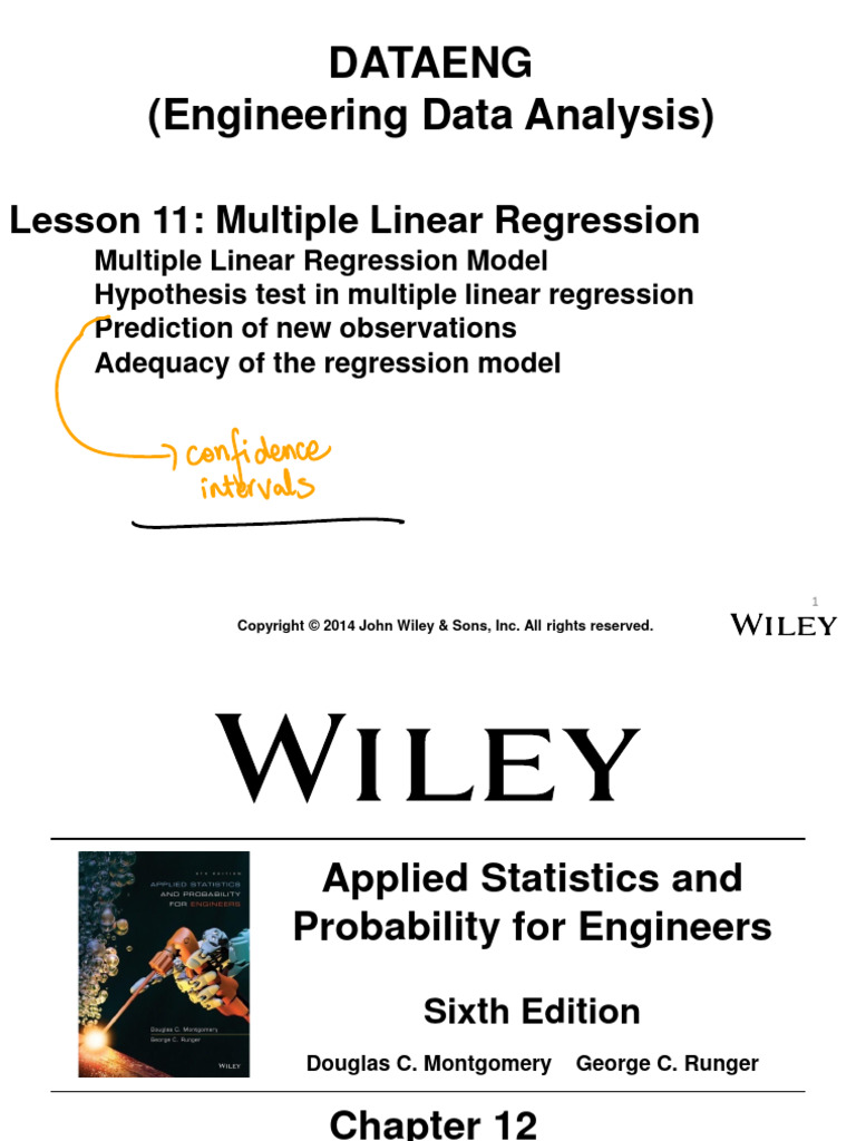 Lesson 10 Simple Linear Regression and Correlation | PDF | Regression Analysis | Ordinary Least ...