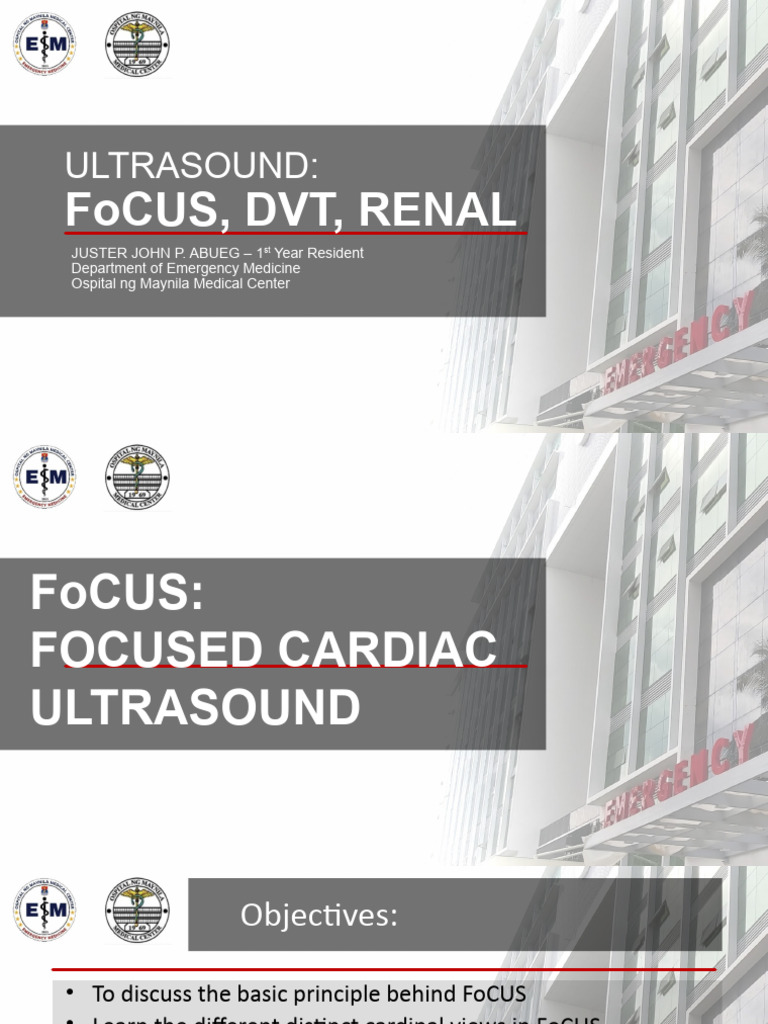 Utz - Focus, DVT, Renal | PDF | Vein | Medical Ultrasound