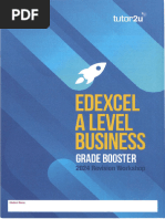 Edexcel A Level Business Equations | PDF | Output (Economics) | Revenue