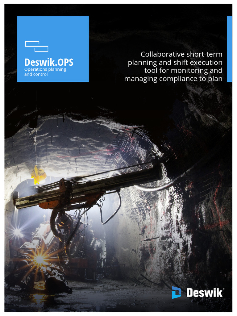 Deswik.OPS-Brochure | PDF | Databases | Mining
