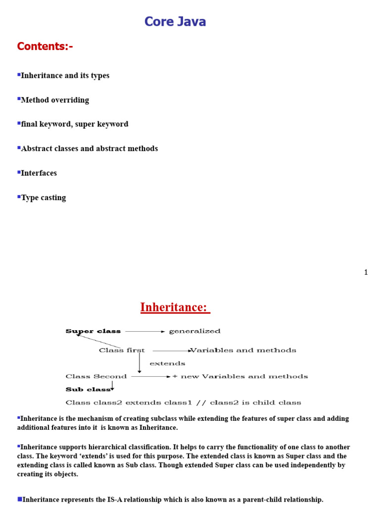 Final Unit Iii Pdf Inheritance Object Oriented Programming Method Computer Programming 4943